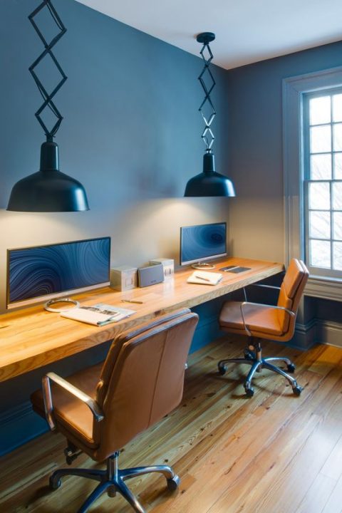Nine Work From Home Desk Ideas & Design Inspirations - Hardwood Reflections